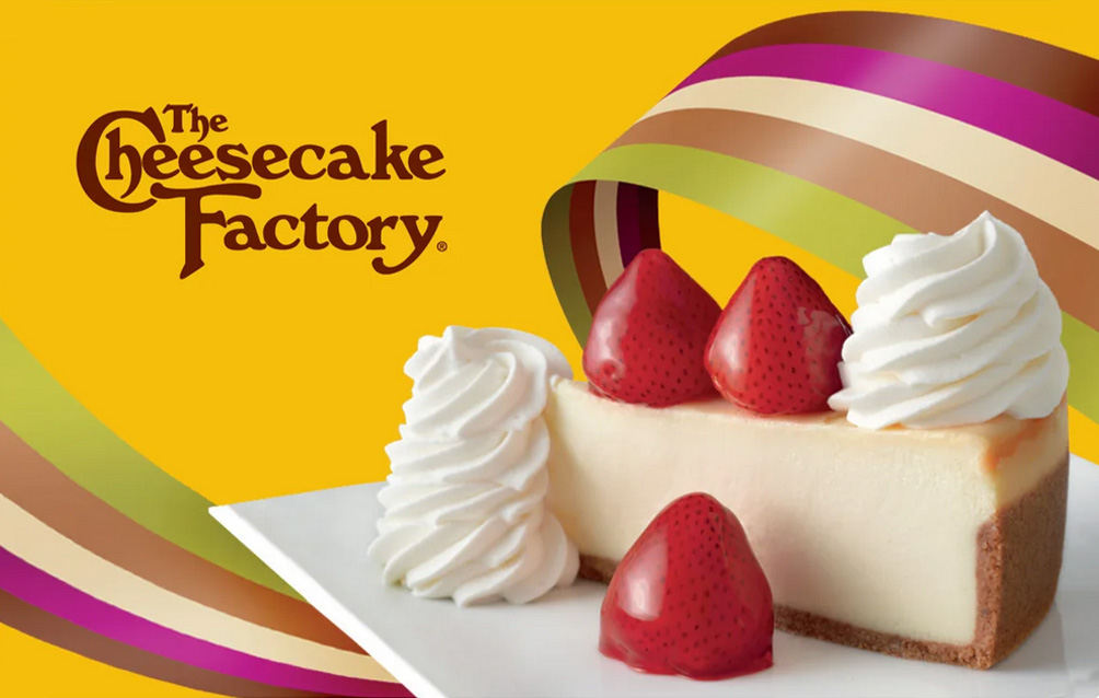 Cheesecake Factory Gift Card | United States | Cardly